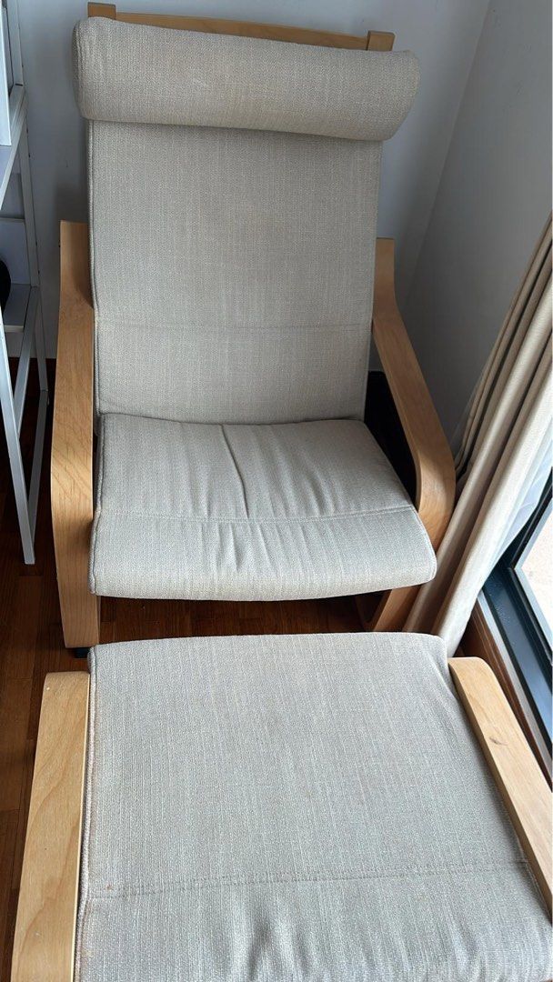 IKEA Poang Armchair, Furniture & Home Living, Furniture, Chairs on ...