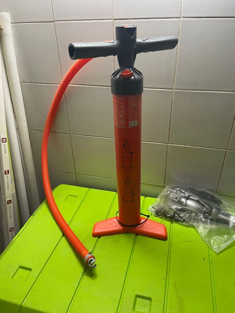 Inflatable Kayak pump, Sports Equipment, Fishing on Carousell