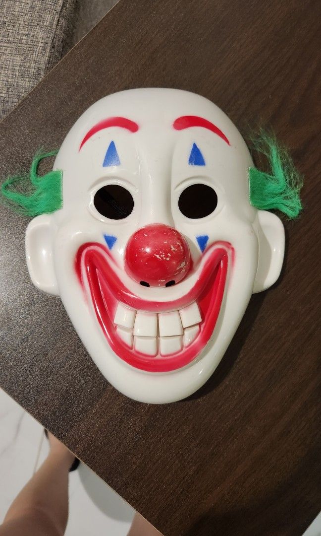 Joker clown face mask props, Hobbies & Toys, Stationery & Craft ...