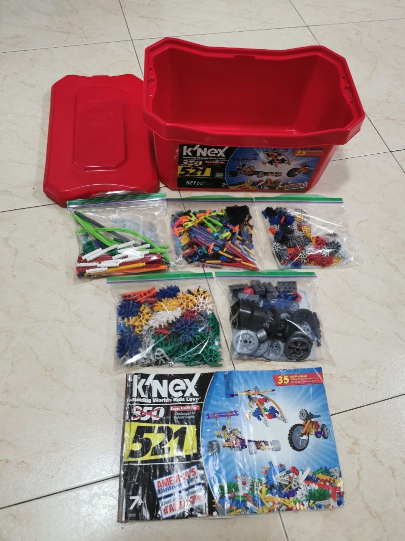 Educational Toy K'NEX Building Set (521 pcs) Lego, Hobbies & Toys, Toys & Games on Carousell