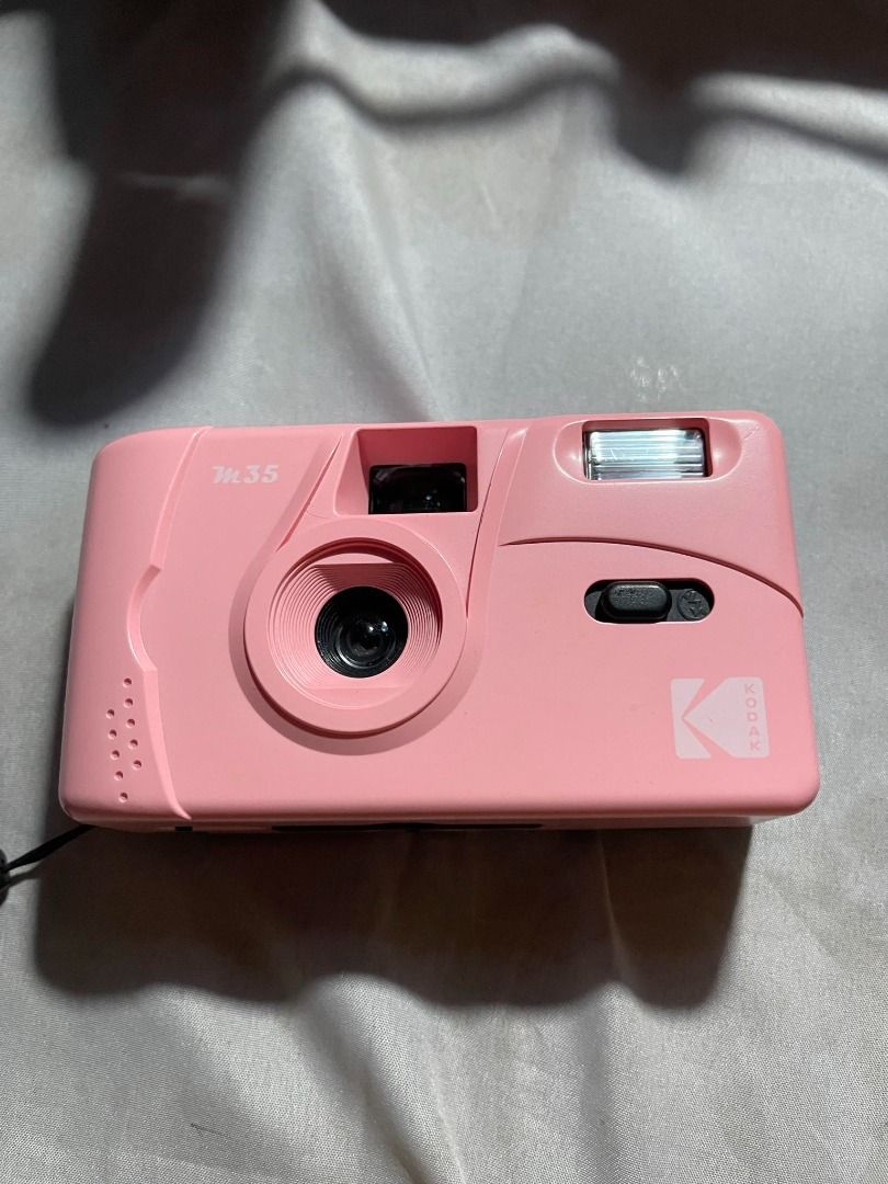 Kodak M35 film camera pink, Photography, Cameras on Carousell