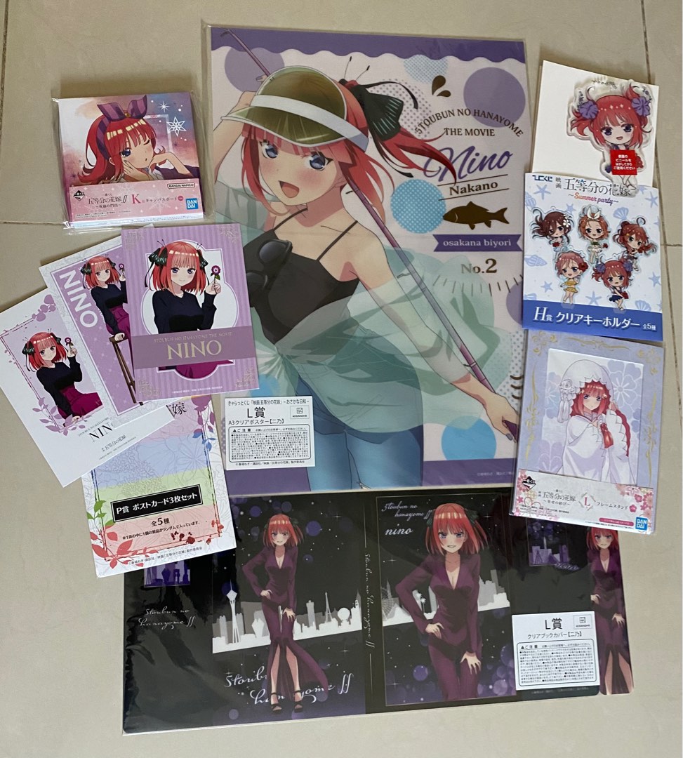 Kuji - Quintessential Quintuplets - Nino Combo Set B, Hobbies & Toys ...