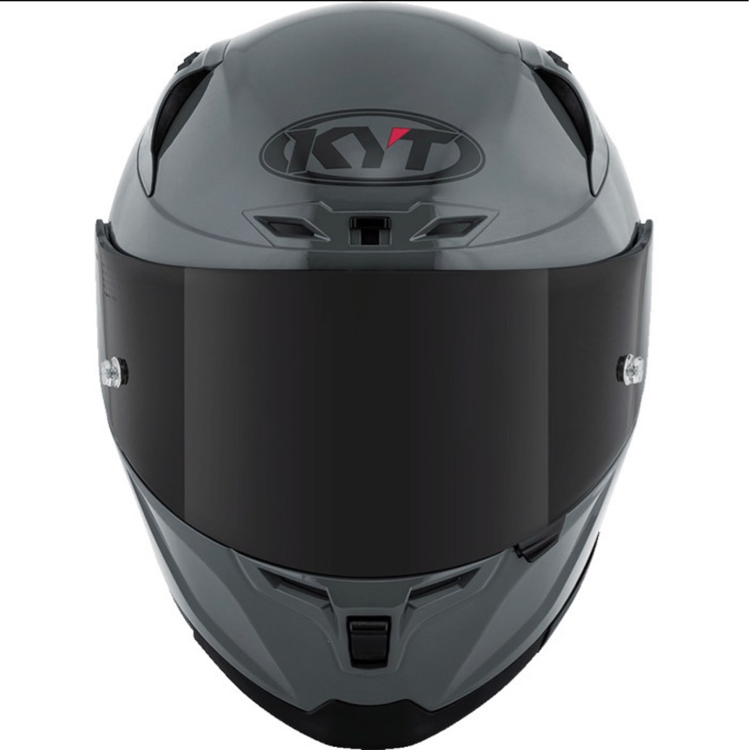 KYT STRIKER PLAIN - GORILLA GRAY GLOSSY, Motorcycles, Motorcycle ...