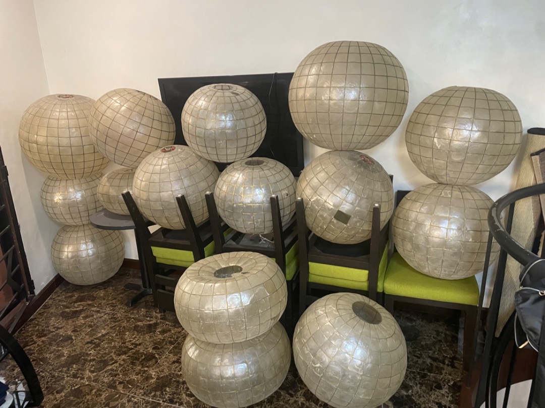 Large Capiz Balls, Furniture & Home Living, Home Decor, Other Home ...