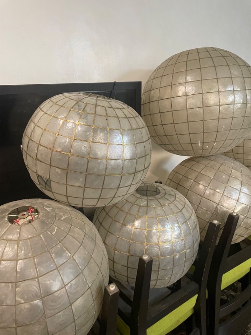 Large Capiz Balls, Furniture & Home Living, Home Decor, Other Home ...