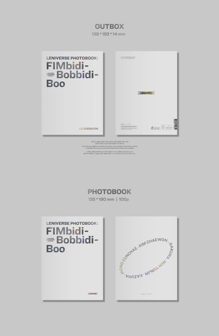 LE SSERAFIM LENIVERSE PHOTOBOOK: FIMbidi-Bobbidi-Boo, Hobbies & Toys, Collectibles & Memorabilia ...