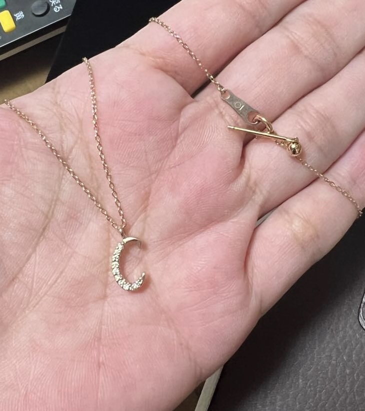 Letter C Diamond Pendant, Women's Fashion, Jewelry & Organizers ...