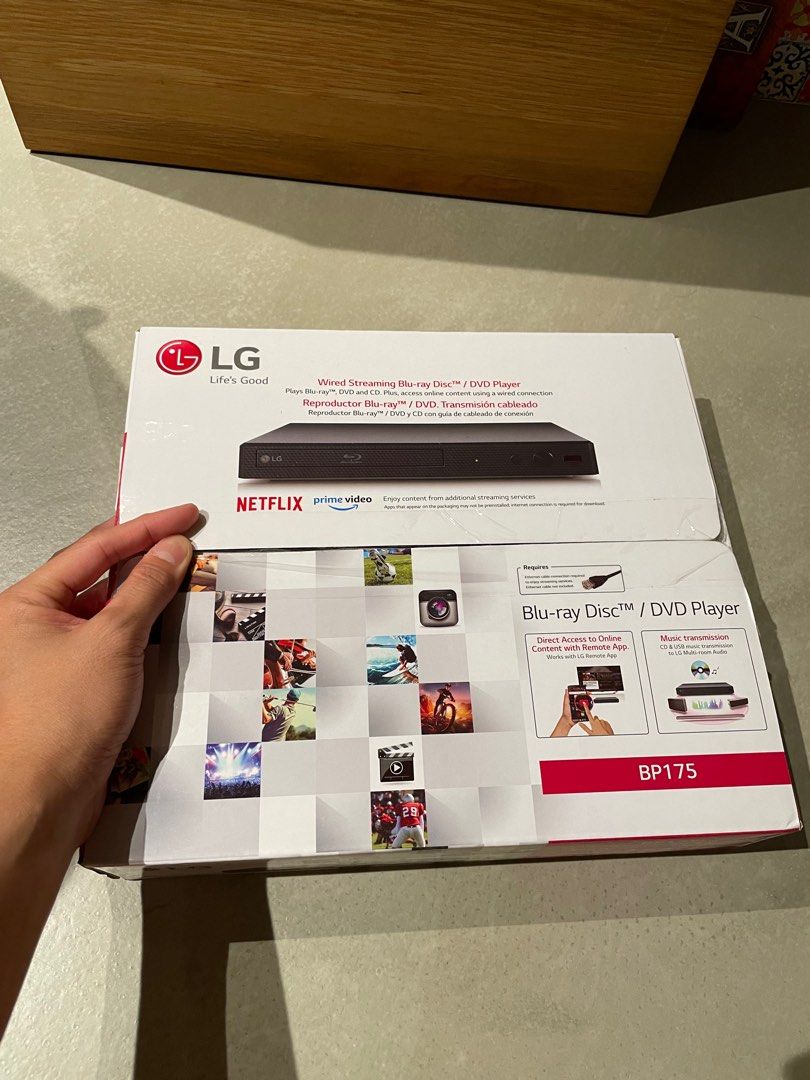 LG BP Region Free Blu-ray Player, Multi Region 110-240 Volts, TV & Home Appliances, TV ...