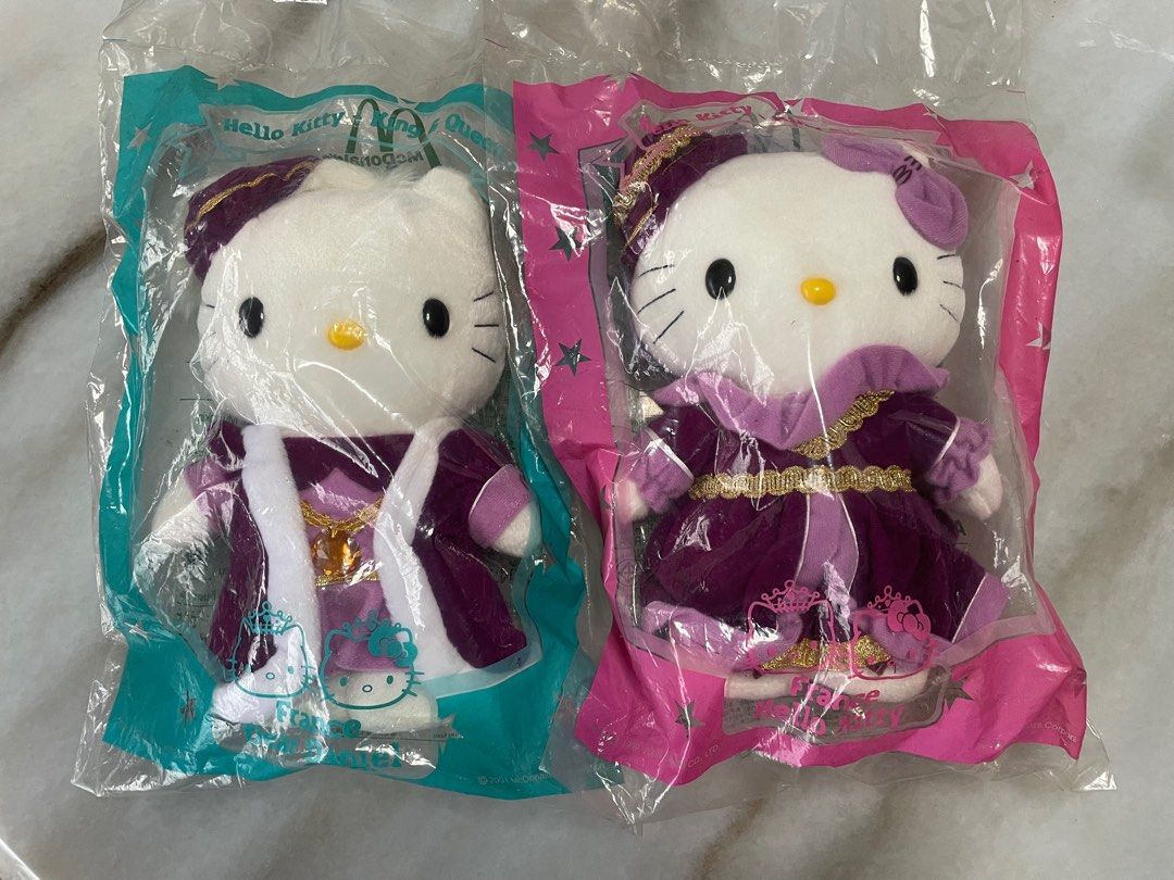 Limited Edition Hello Kitty King & Queen France Plushies From 2001 ...