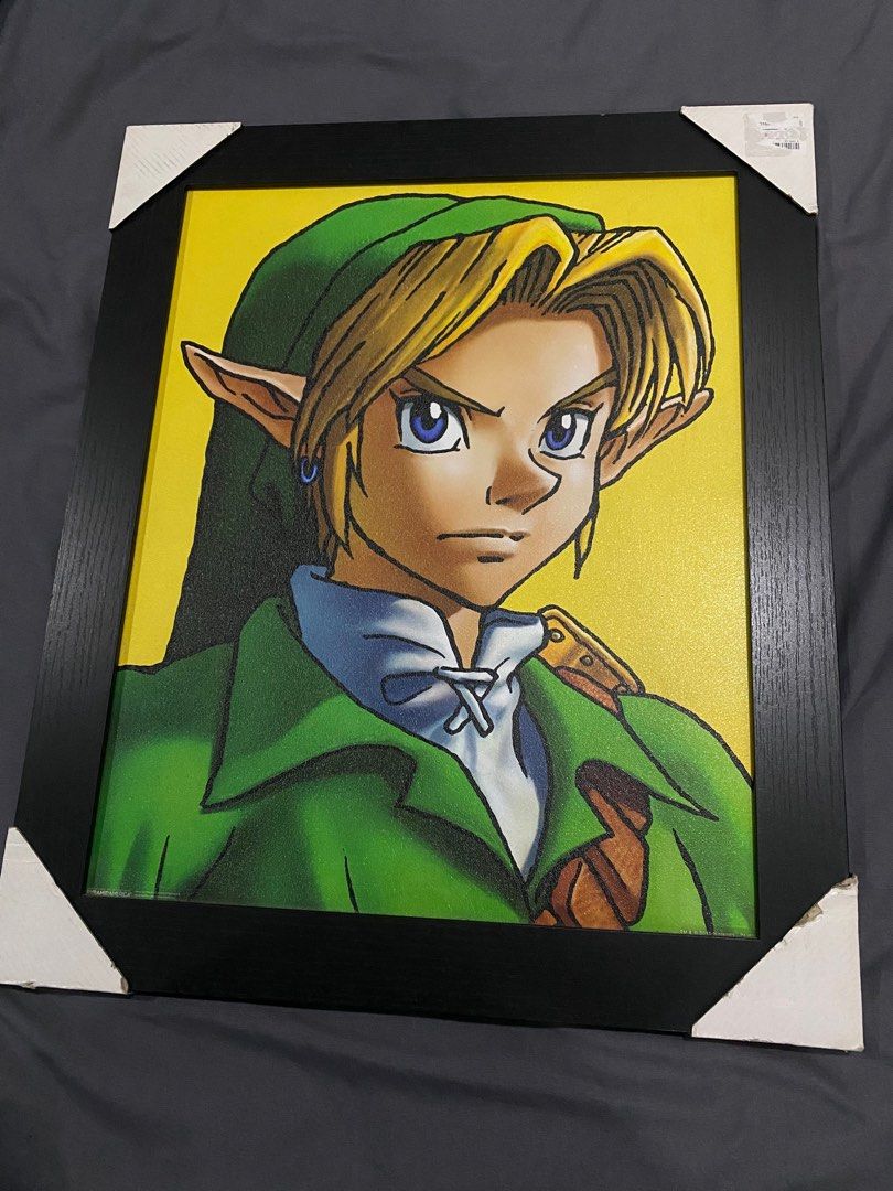 LINK Legend of Zelda Painting, Hobbies & Toys, Toys & Games on Carousell