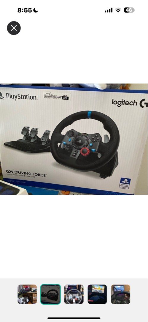 Logitech G29 WHEEL WITH SHIFTER, Video Gaming, Gaming Accessories ...