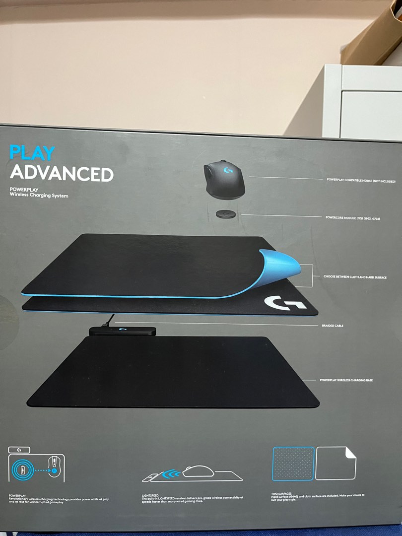 Logitech G Powerplay Mousepad Wireless Charging System, Computers ...