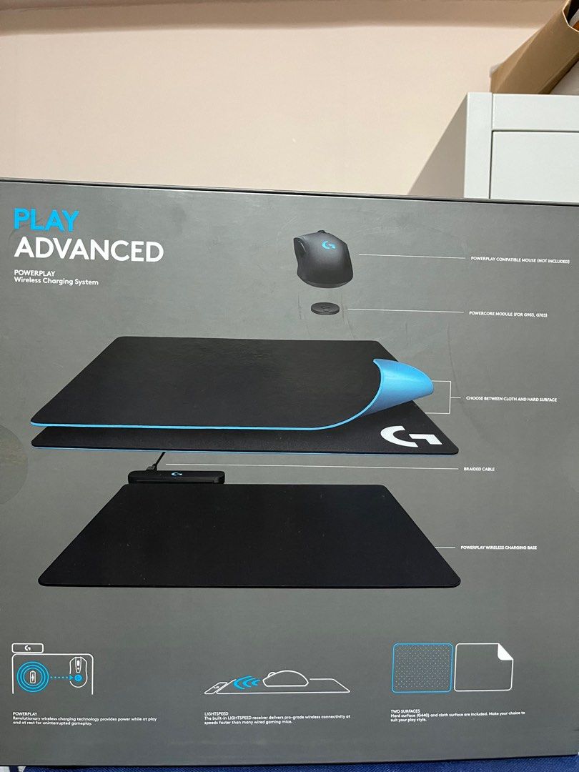 Logitech G Powerplay Mousepad Wireless Charging System, Computers ...