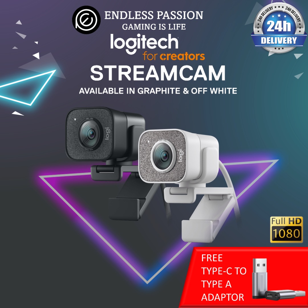 Logitech StreamCam Premium Webcam for Streaming and Content Creation ...