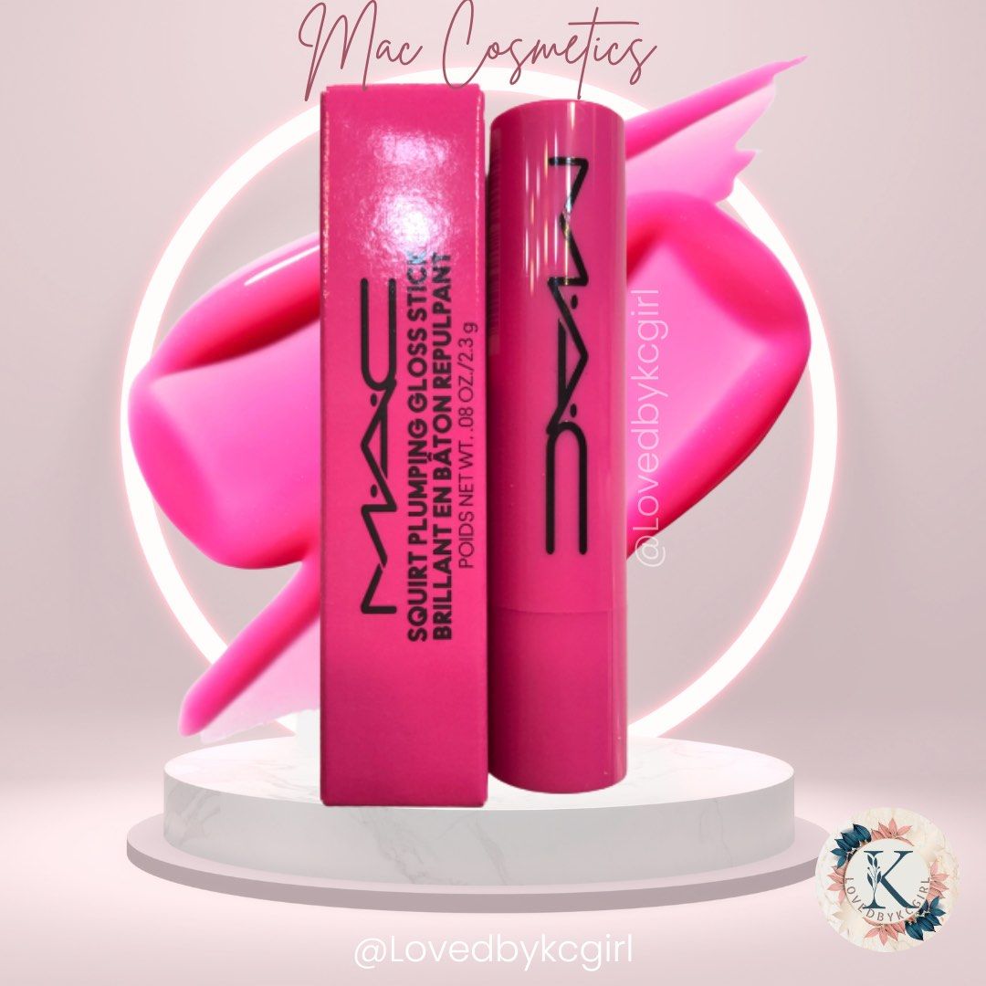 MAC squirt plumping gloss stick - Amped (Fullsize w box), Beauty & Personal Care, Face, Makeup ...