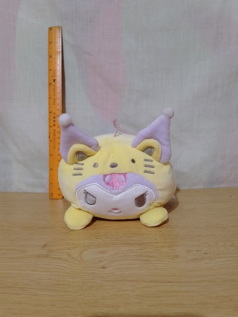 Mallow type Kuromi Mochiri collectible stuffed toy, Hobbies & Toys ...