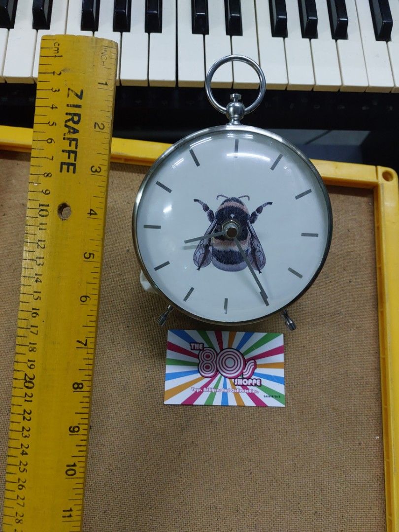 MARKS & SPENCER Bee Mantel Clock, Furniture & Home Living, Home Decor ...