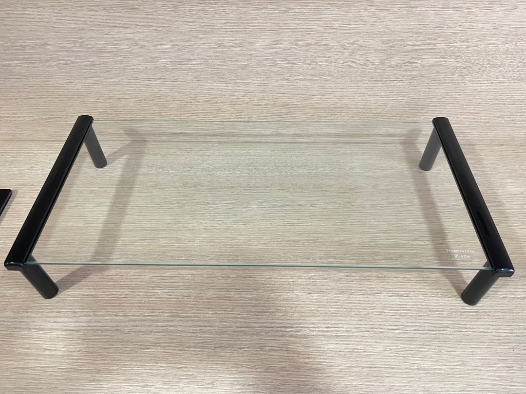 MEC - TB502B Multi-purpose Tempered Glass / Monitor Stand - Black(53 x ...