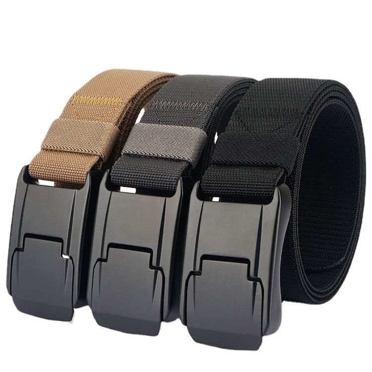 Men's Belt Tactical Belt Heavy Duty Webbing Belt Adjustable Military ...