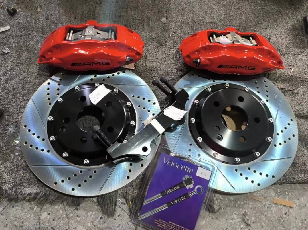 Mercedes W204 W207 W212 C180 C200 E200 E250 Front AMG 4 pot big brake ...
