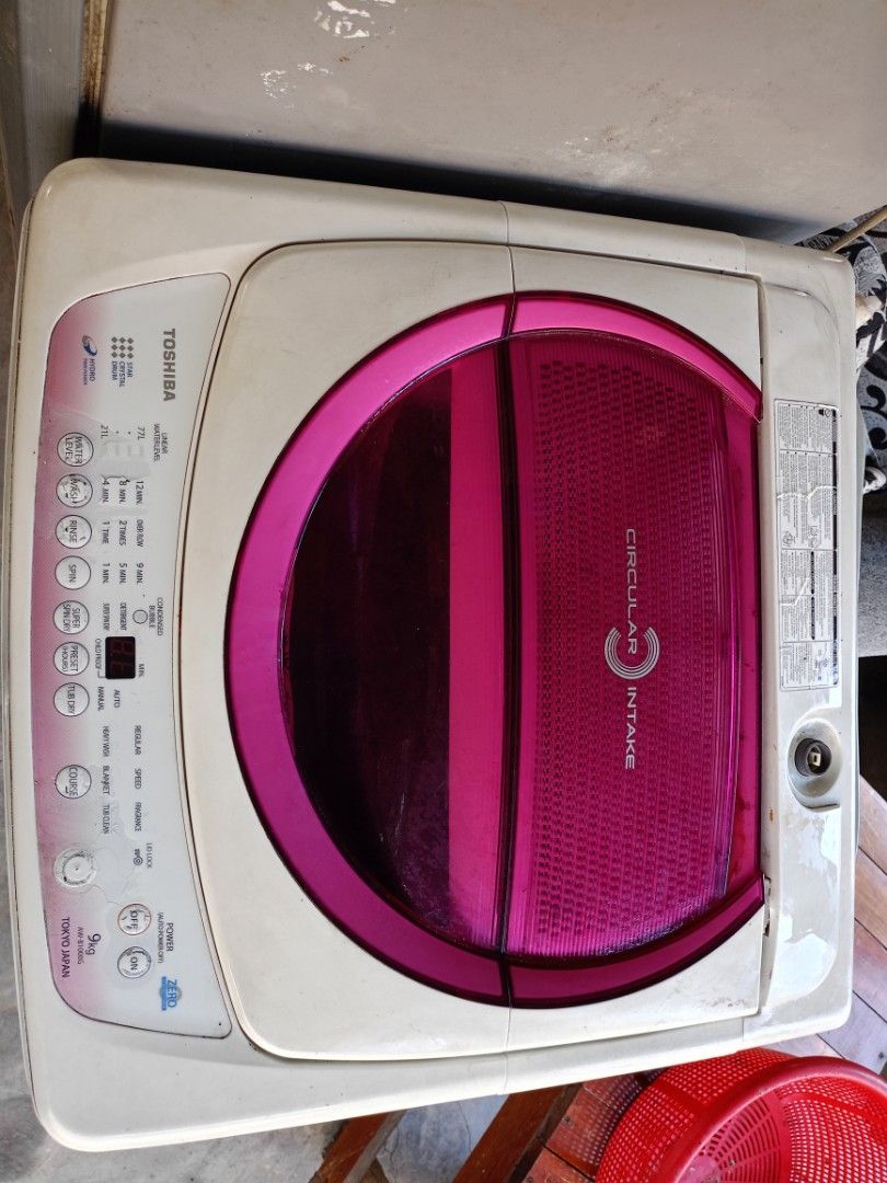 Mesin basuh Toshiba 9kg, TV & Home Appliances, Washing Machines and Dryers on Carousell