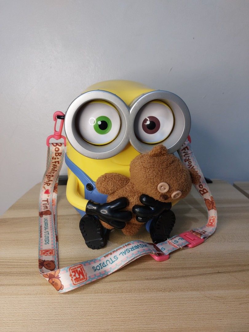 Minion Bucket Bob with Tim, Hobbies & Toys, Toys & Games on Carousell