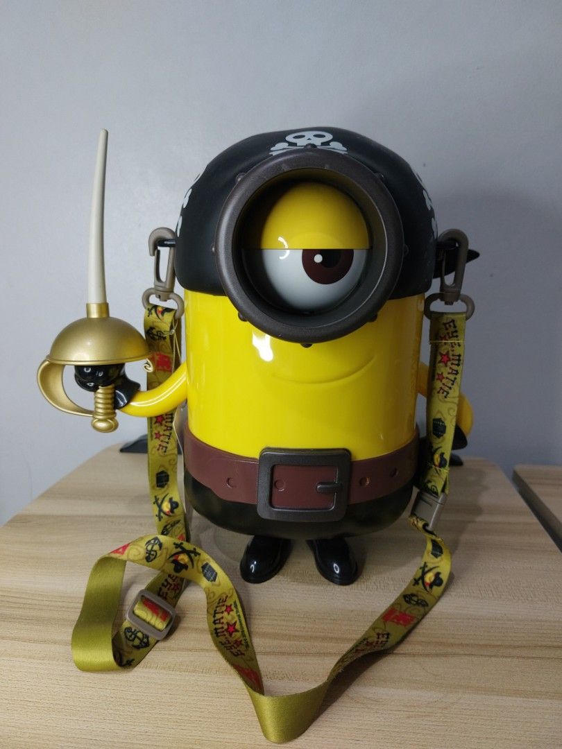 Minion Bucket Pirate Stuart, Hobbies & Toys, Toys & Games on Carousell