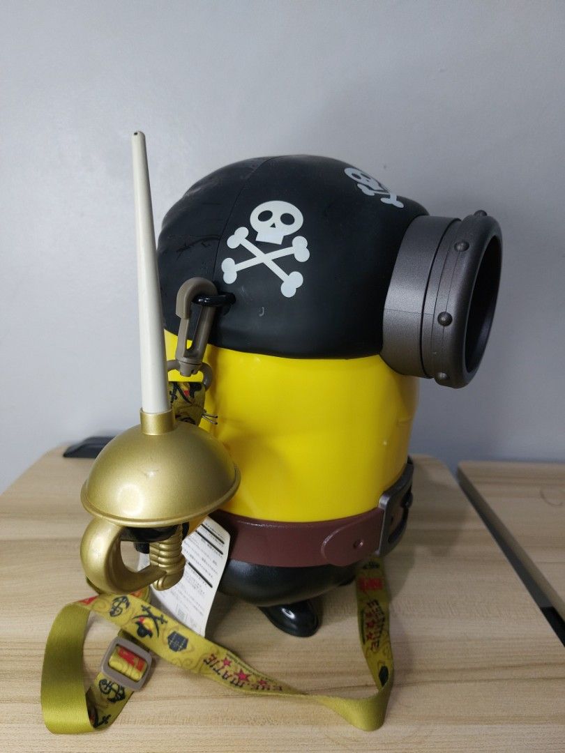 Minion Bucket Pirate Stuart, Hobbies & Toys, Toys & Games on Carousell