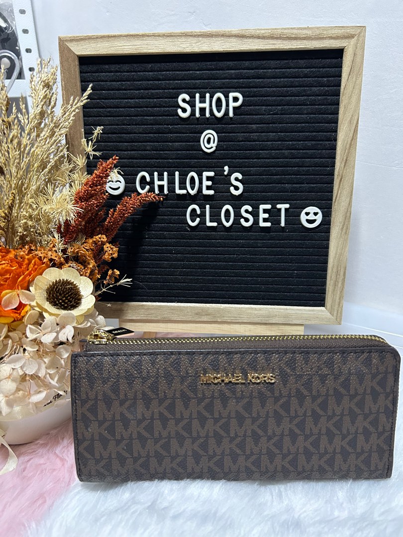 MK Long Wallet, Luxury, Bags & Wallets on Carousell