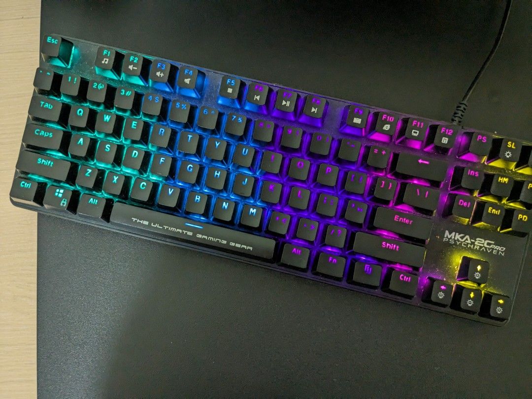 MKA-2c psychraven pro mechanical gaming keyboard RGB keyboard ...