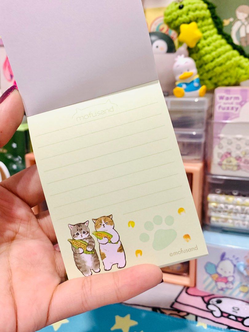 mofusand memopad, Hobbies & Toys, Stationary & Craft, Stationery ...