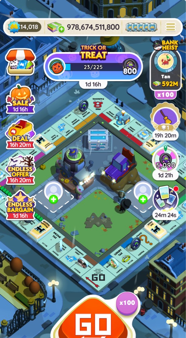 Monopoly Go Spooky Event, Hobbies & Toys, Toys & Games on Carousell