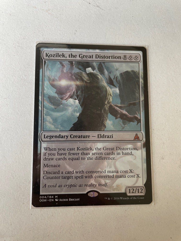 MTG card|Kozilek, The Great Distortion (VERY RARE), Hobbies & Toys ...