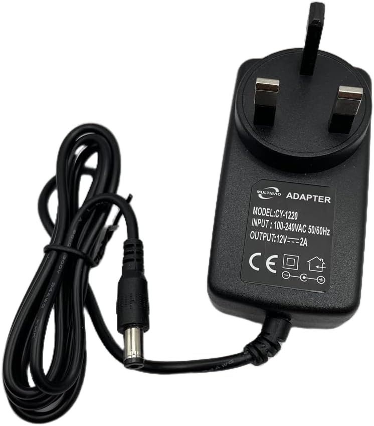 Multibao 12V 2A Power Supply Adapter, AC to DC Power Supply Adapter, AC ...