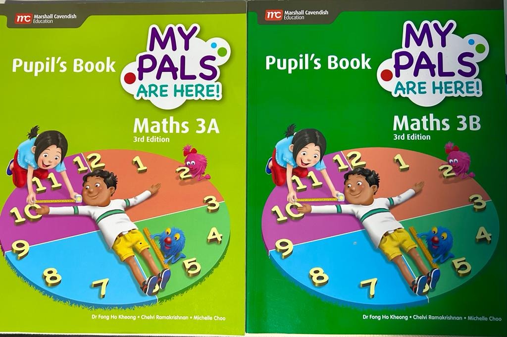 My Pals Are Here P3A and P3B Maths textbook, Hobbies & Toys, Books ...