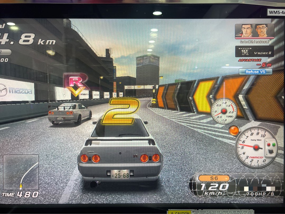 Namco R32,wangan midnight ,wmmt6rr, Video Gaming, Gaming Accessories ...