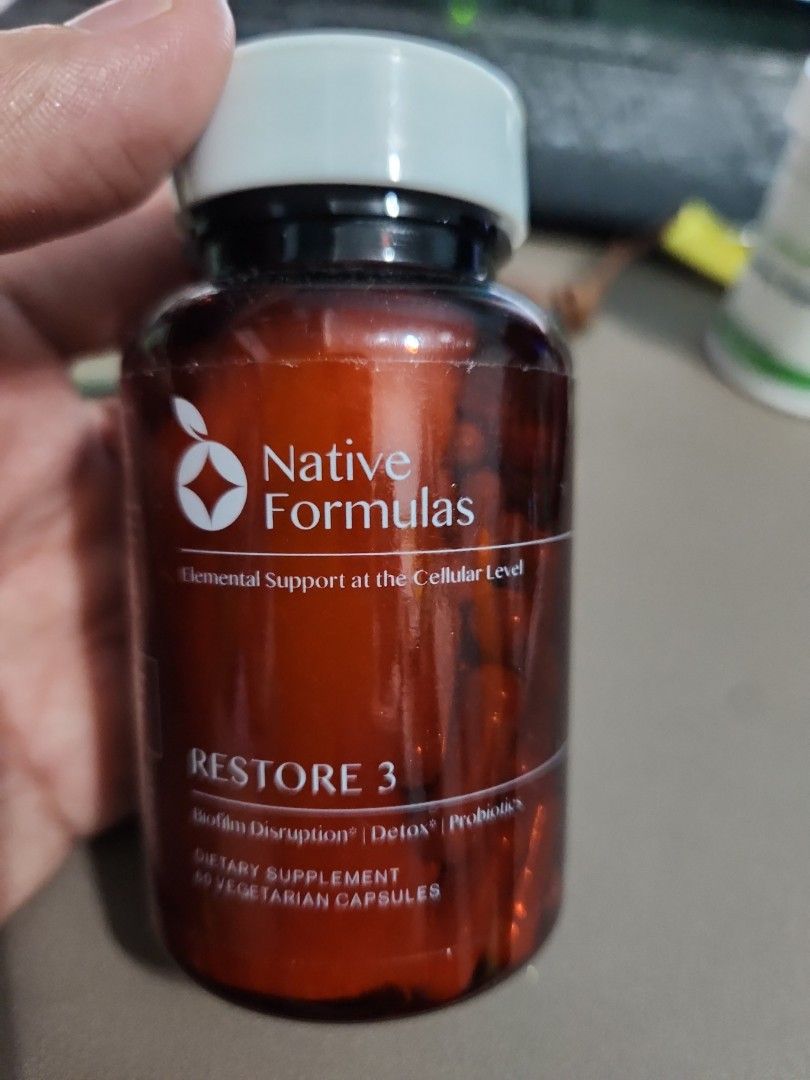 Native Formulas Restore 3 biofilm disruptor detox probiotics ...