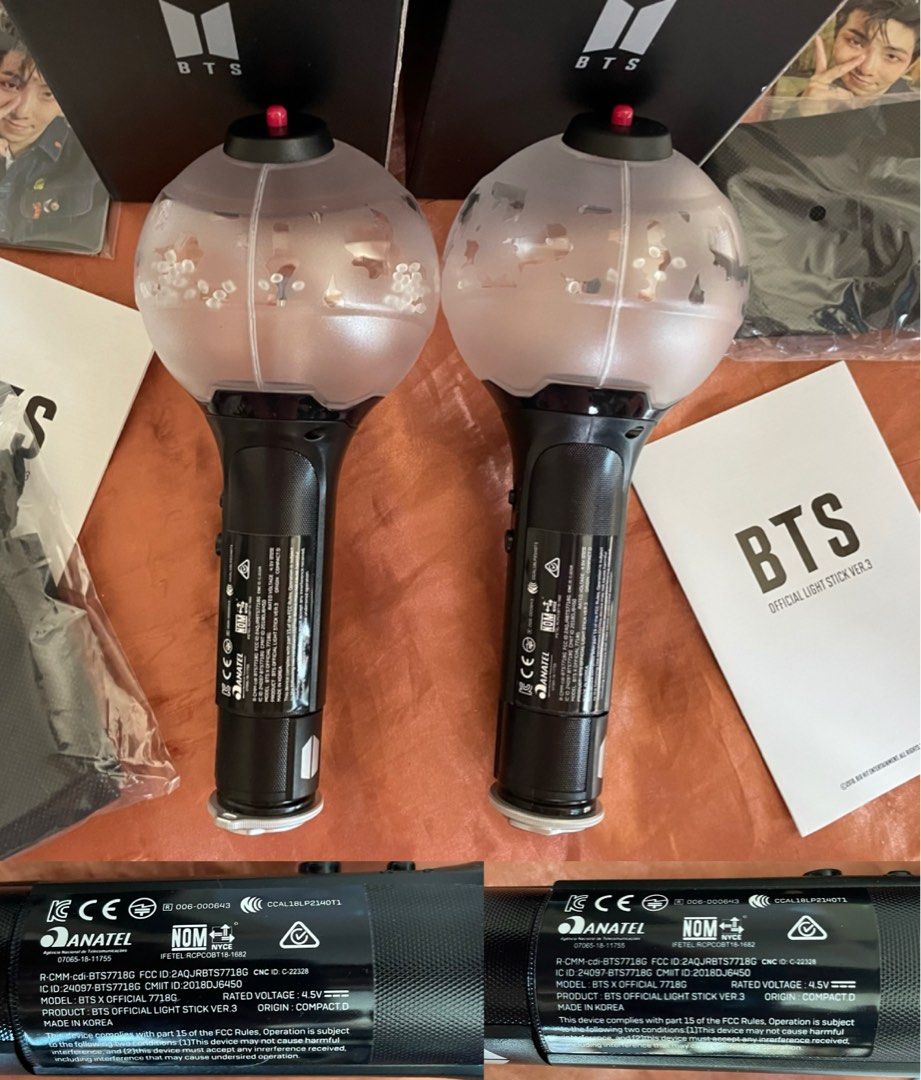 New Authentic BTS Official Light Stick Ver.3 Official 77186, Hobbies ...