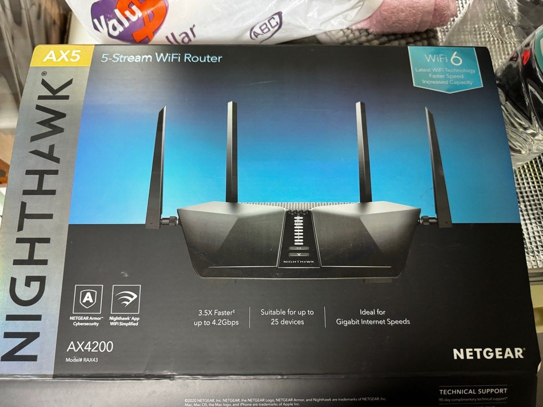 Nighthawk wifi Router AX4200, Computers & Tech, Parts & Accessories ...