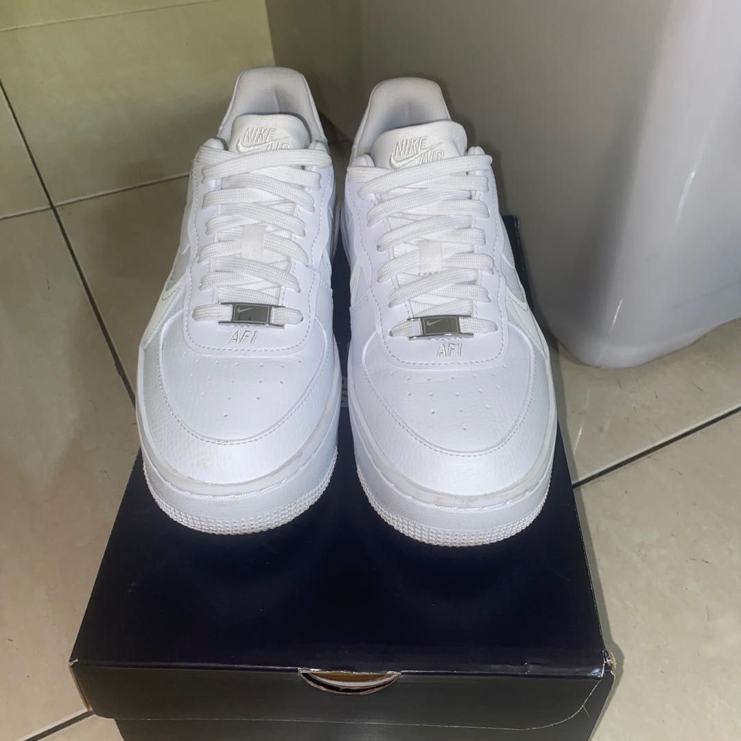 nike air force 1 platform PLT.AF.ORM white original authentic, Fesyen ...