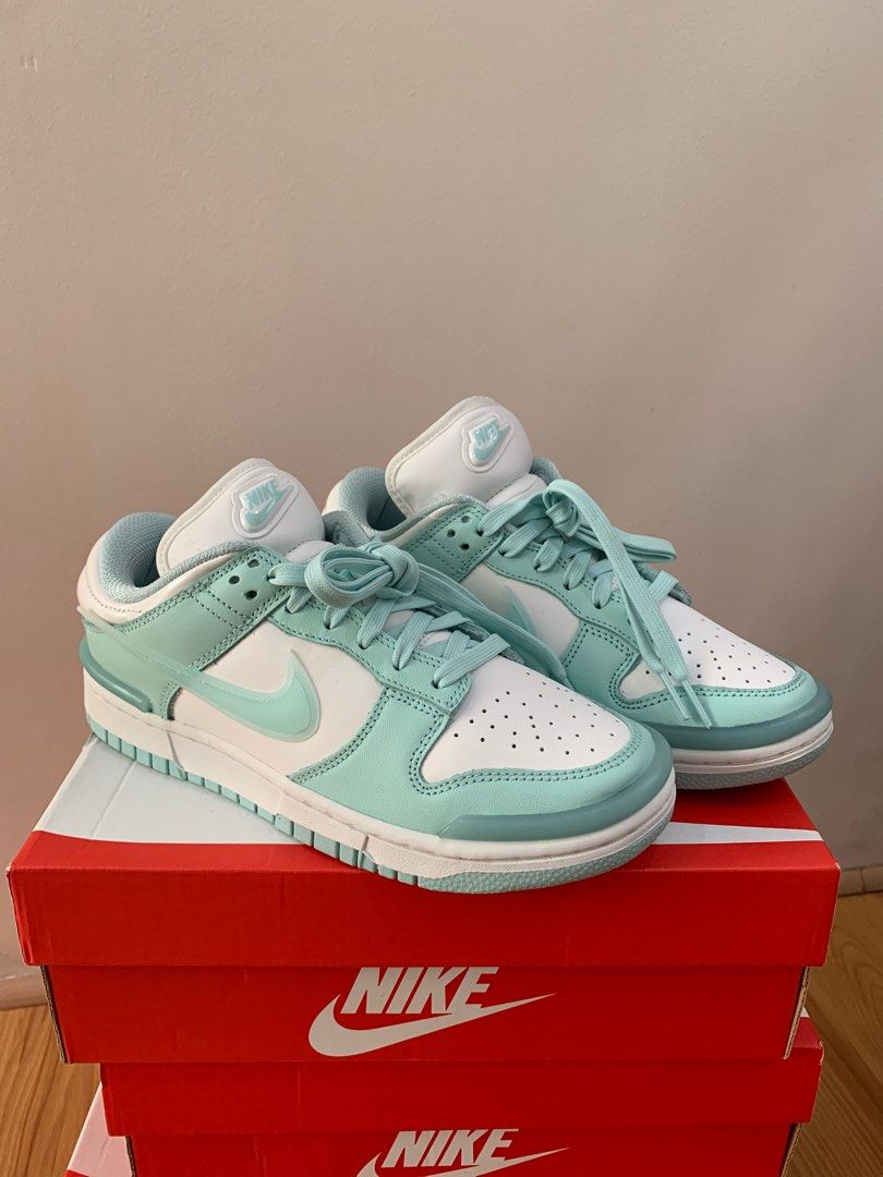 Nike Dunk Low “Jade Ice”, Men's Fashion, Footwear, Sneakers on Carousell