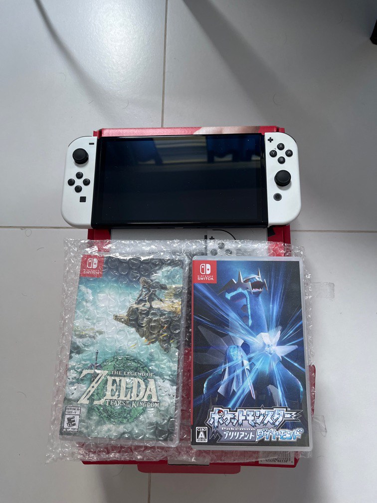Nintendo Switch OLED + 2 games, Video Gaming, Video Game Consoles ...