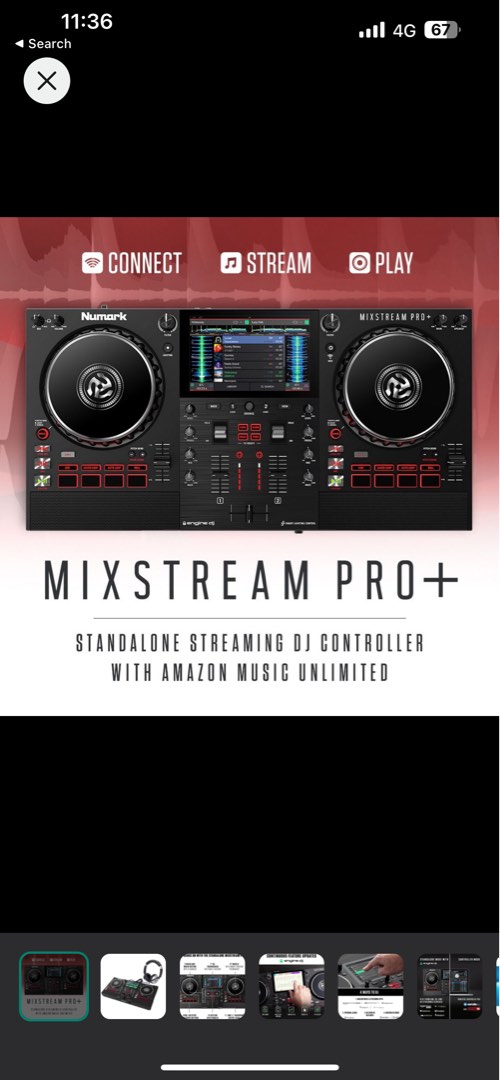 Numark mixstream pro plus, Audio, Portable Music Players on Carousell
