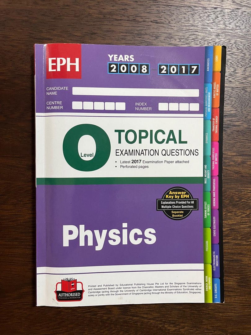 O Level Physics topical exam questions, Hobbies & Toys, Books ...