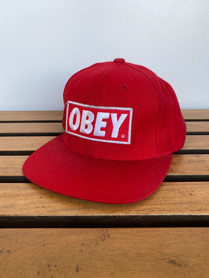 Obey snapback hat, Men's Fashion, Watches & Accessories, Caps & Hats on Carousell