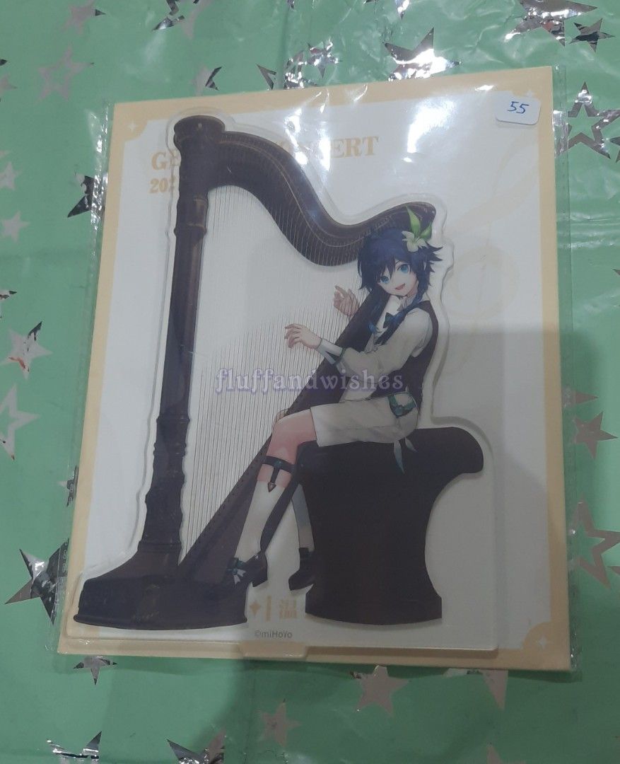 [Official] Genshin Impact Venti Concert Standee, Hobbies & Toys, Toys ...