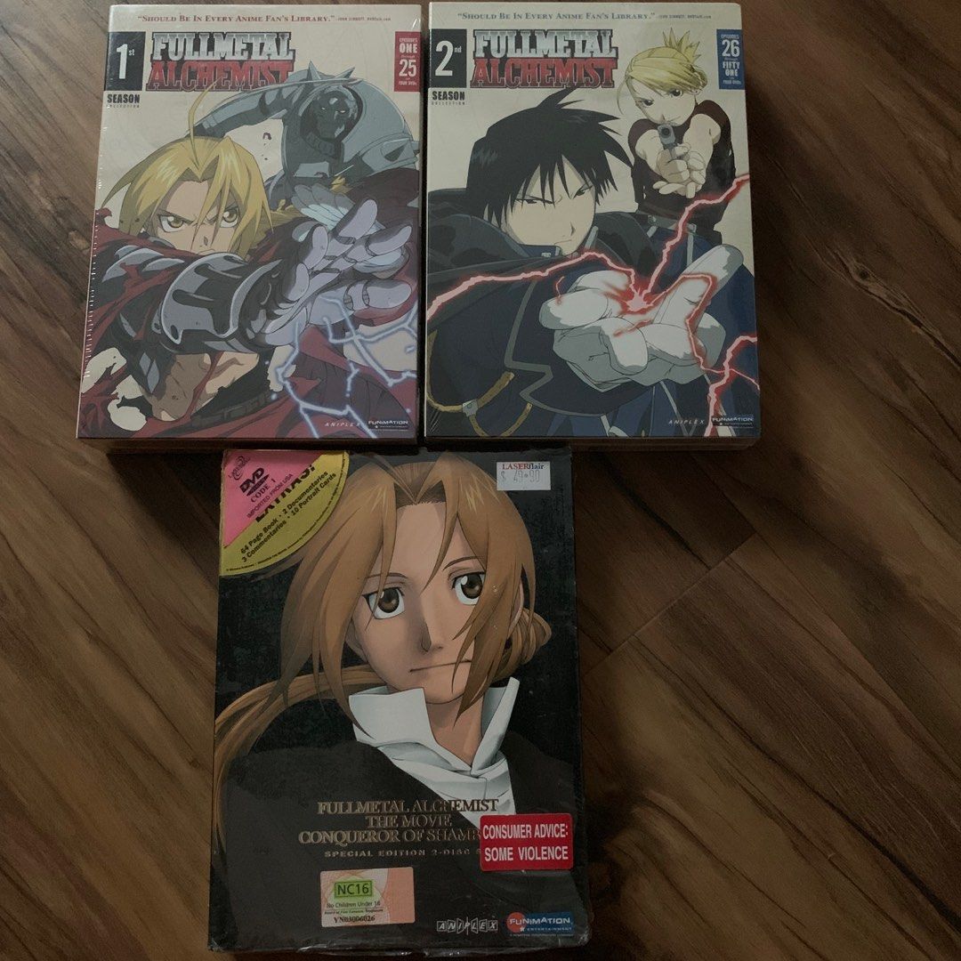 Original anime dvd set - Full Metal Alchemist 2003 + Movie, Hobbies ...