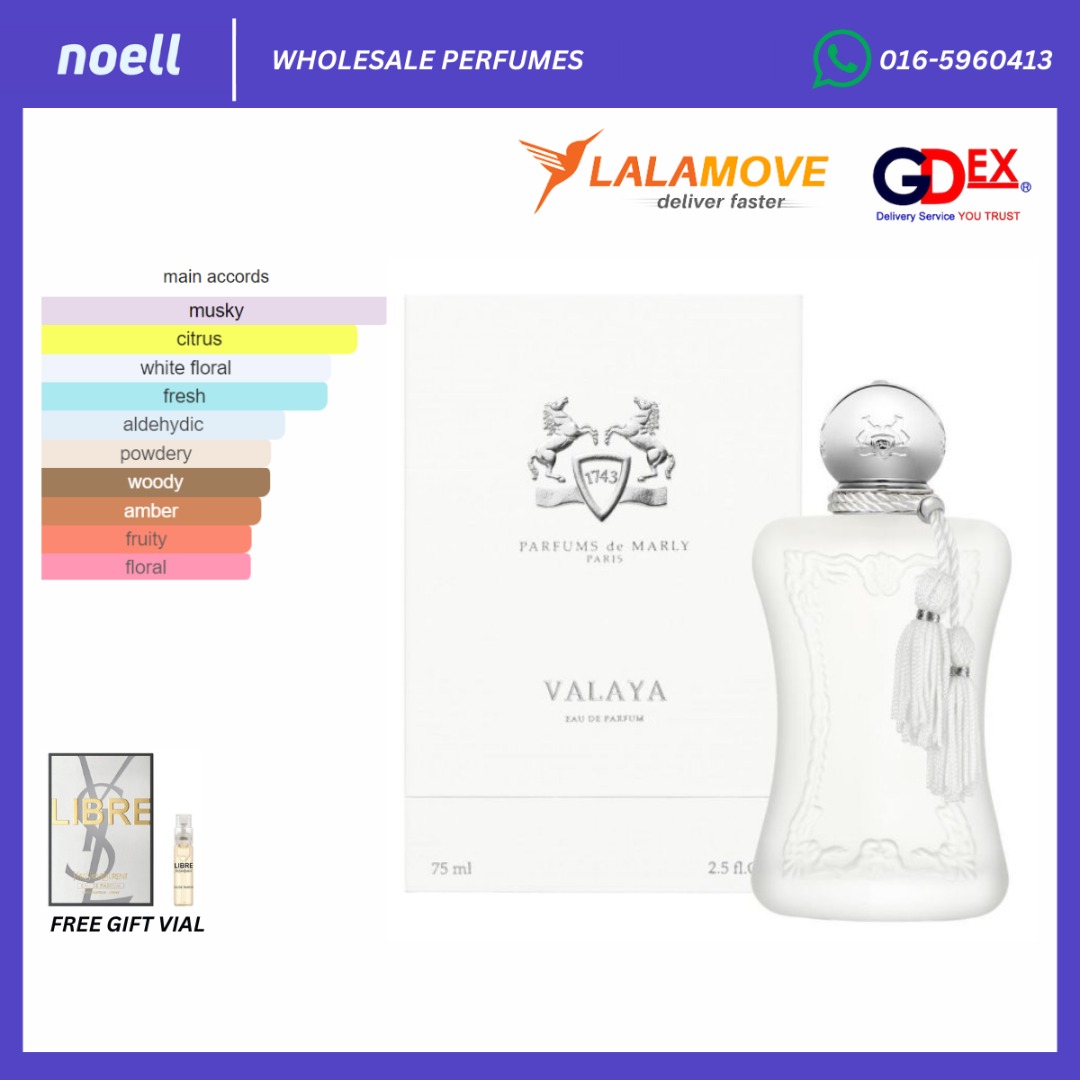 [ORIGINAL] AUTHENTIC READY STOCK 1743 PARFUMS DE MARLY VALAYA EDP 75ML ...