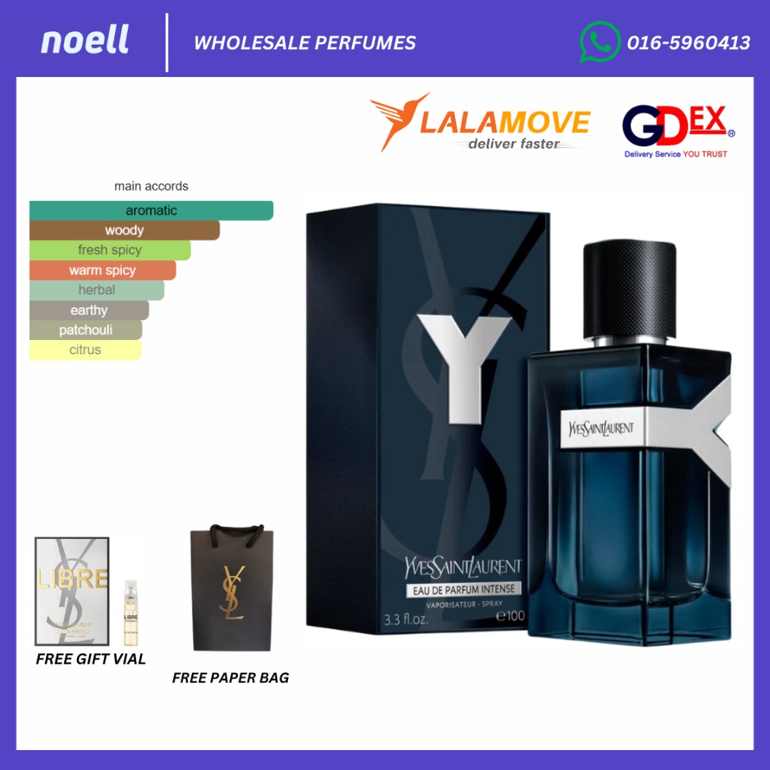 [ORIGINAL] AUTHENTIC READY STOCK YSL Y EDP INTENSE 100ML PERFUME FOR ...