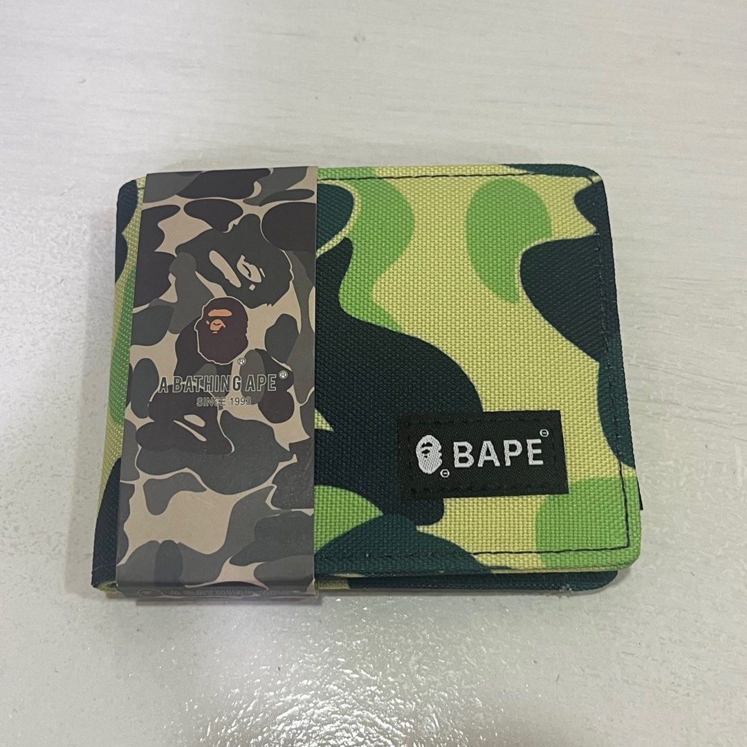 Original Bape Camo Wallet, Men's Fashion, Watches & Accessories ...